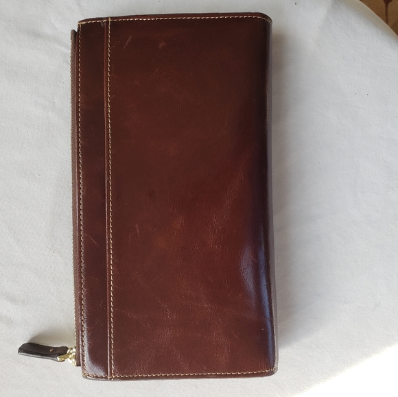 S-Zone | Bags | D7963 Szone Wallet Clutch Brown Leather | Poshmark